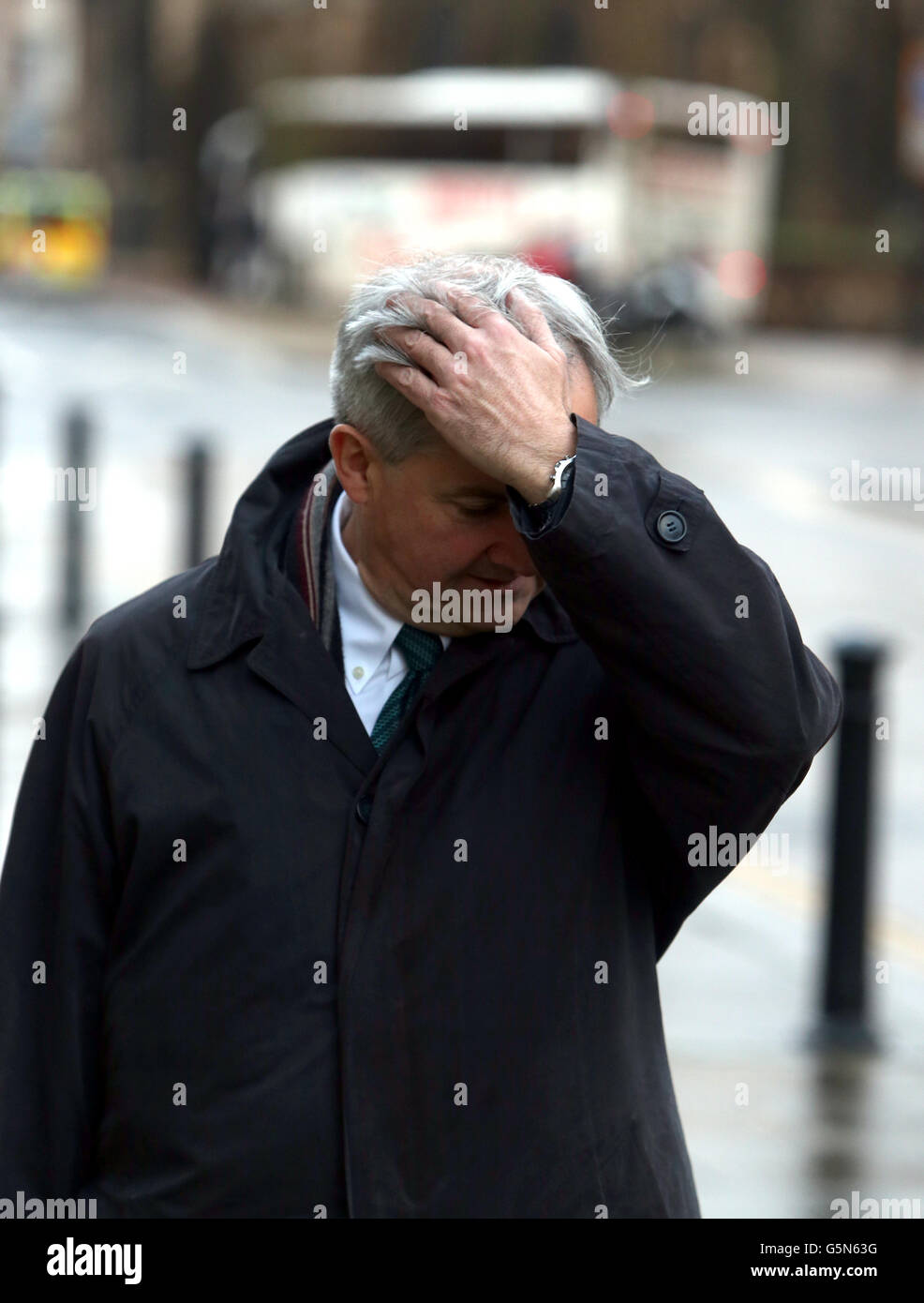 Chris Huhne court case Stock Photo - Alamy