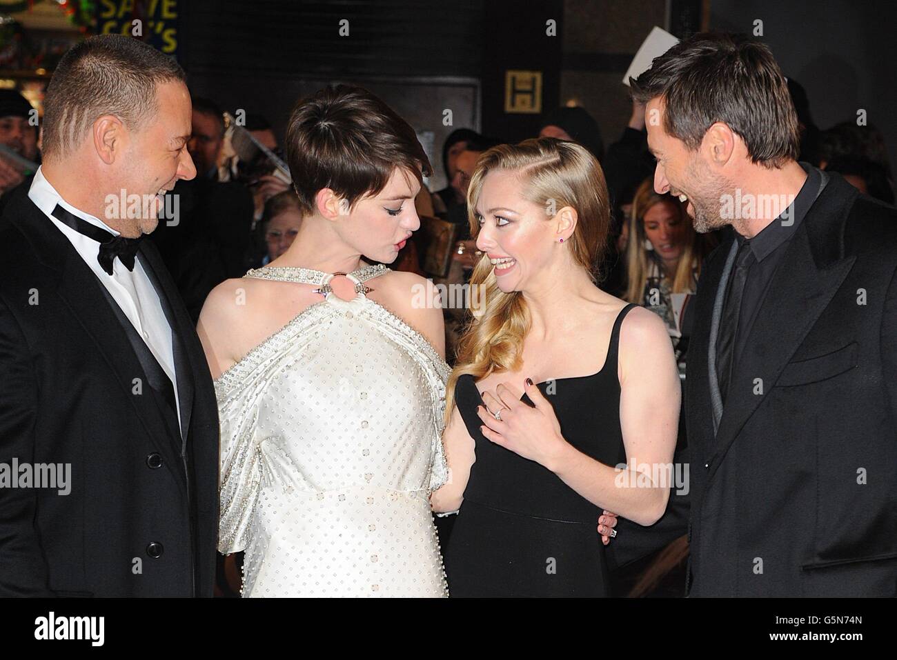 Les Miserables World Premiere - London Stock Photo - Alamy