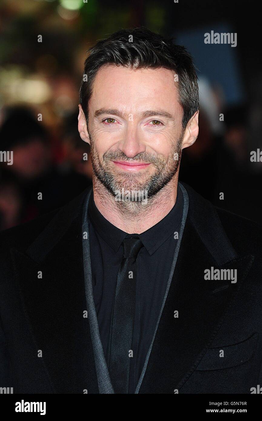 Les Miserables World Premiere - London. Hugh Jackman arrives at the ...