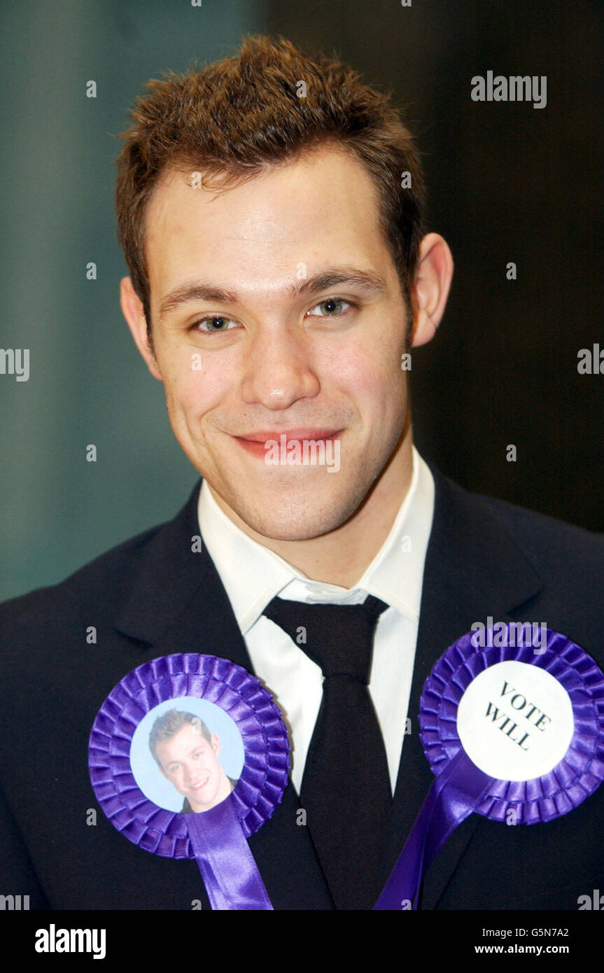 Pop Idol Finalist William Young Stock Photo - Alamy