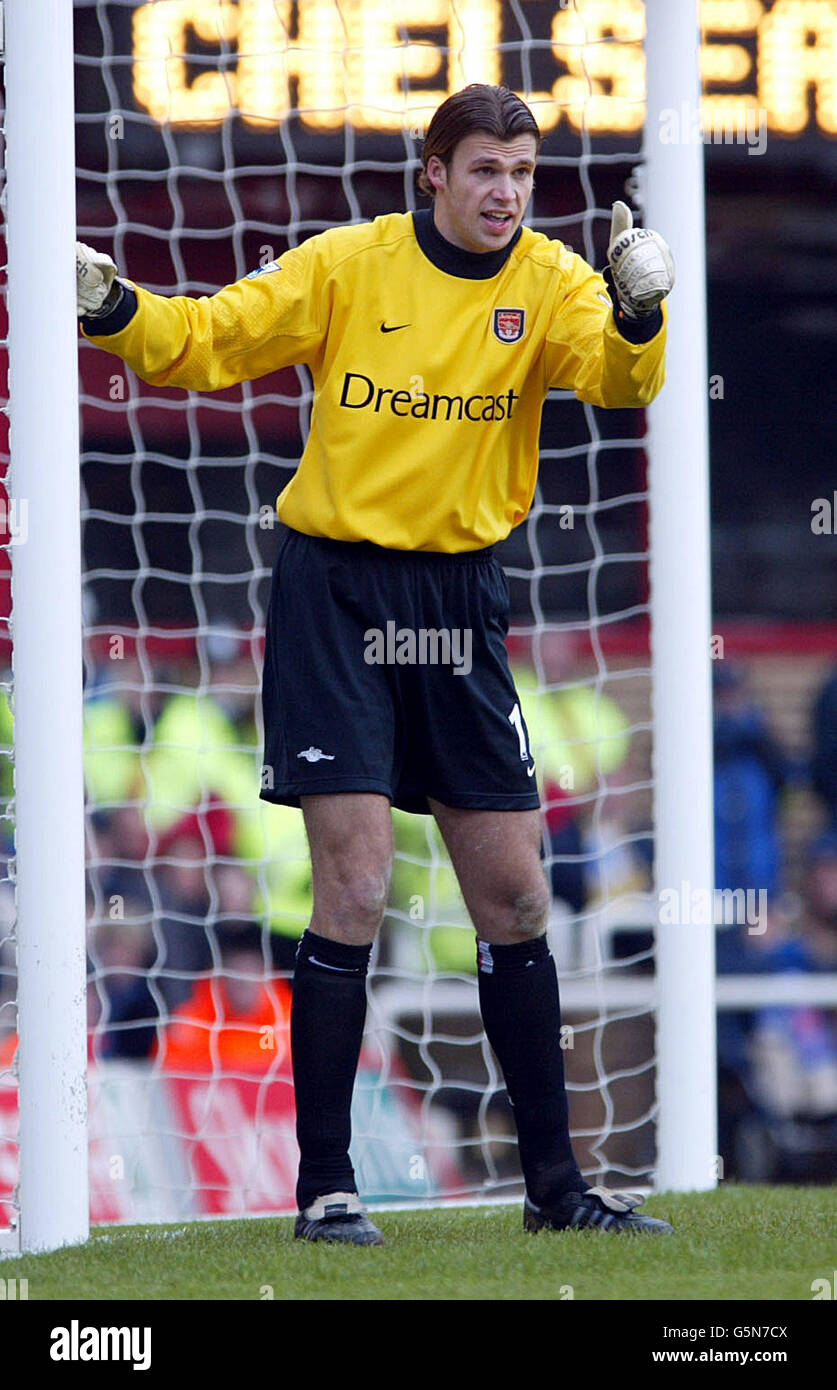 Arsenal's Goalkeeper Stuart Taylor during the F.A. Barclaycard ...