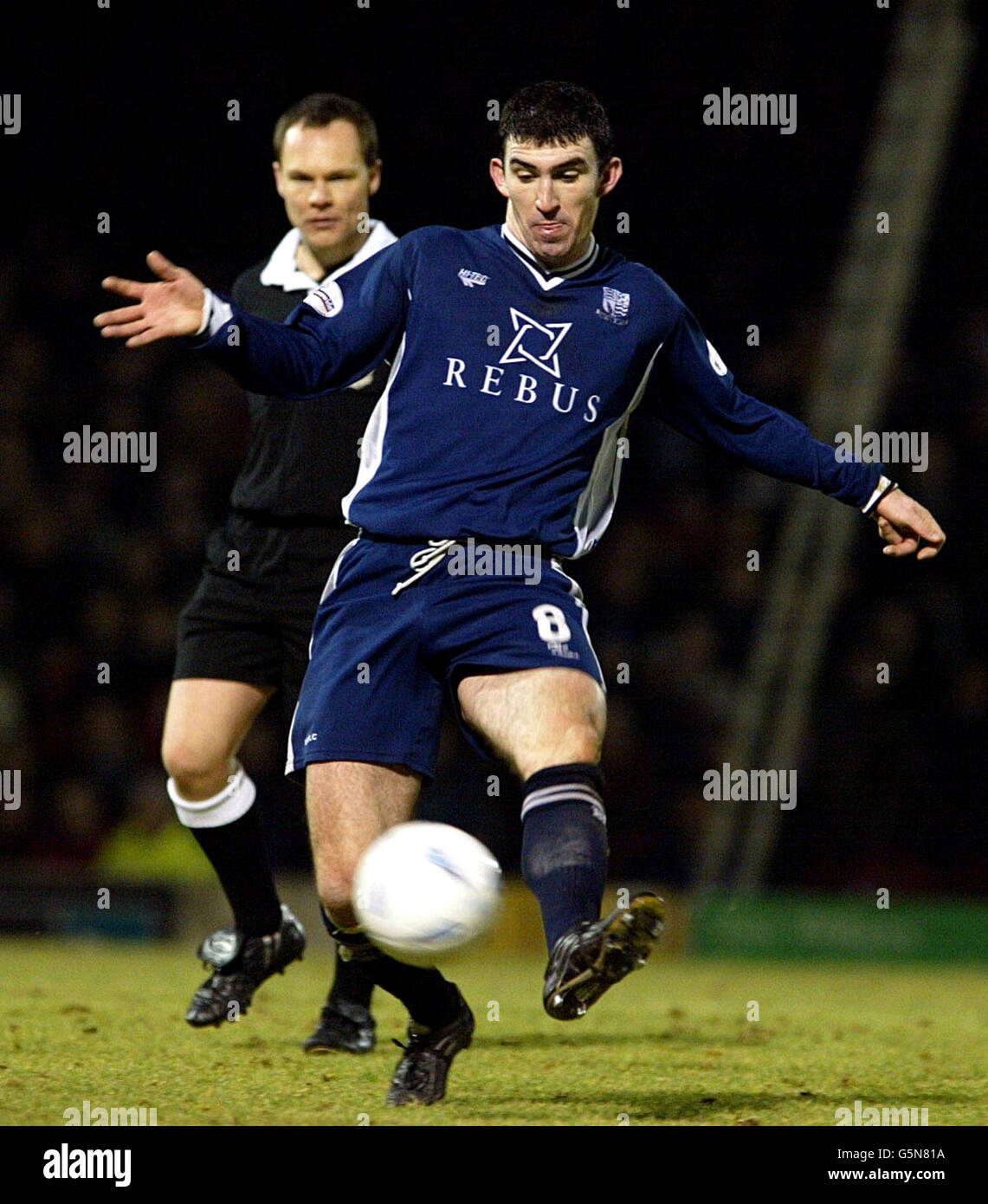 Southend United's Kevin Maher in action during the Axa F.A. Cup 3rd ...
