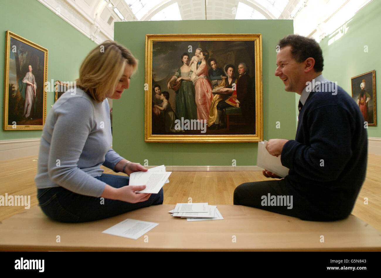Romney Exhibition - Walker Art Gallery Stock Photo - Alamy