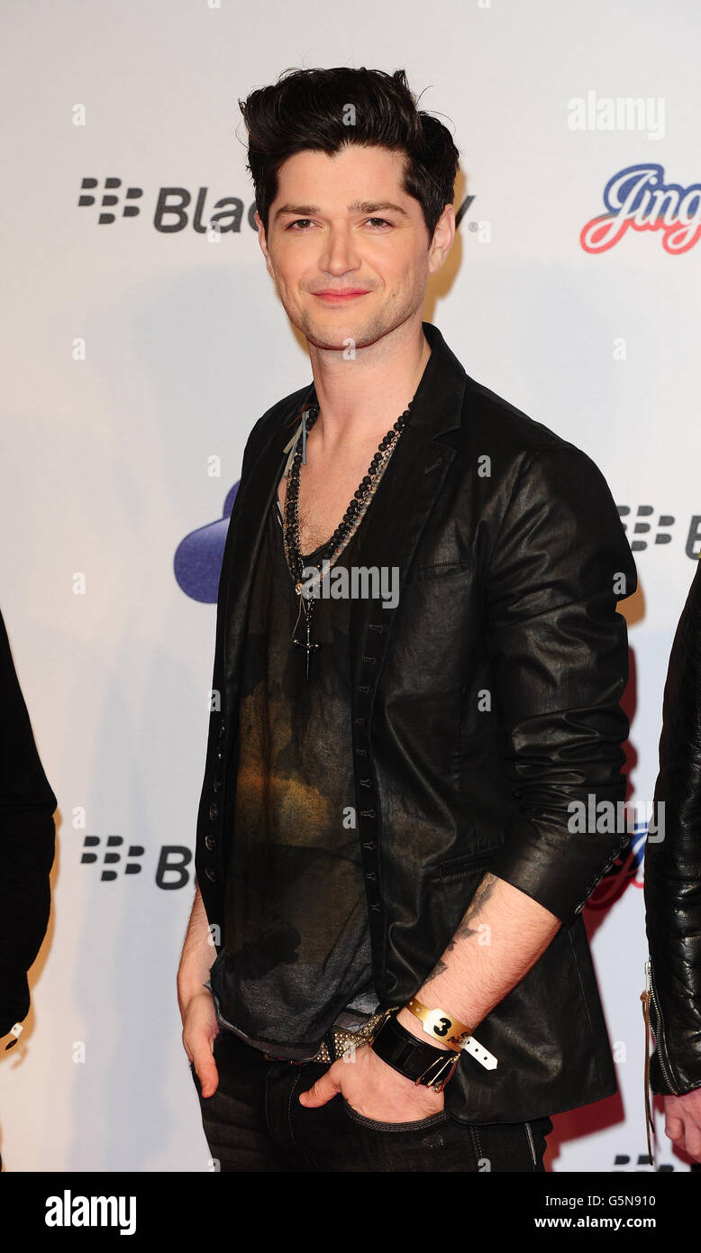 Danny O'Donoghue from The Script backstage at the Jingle Bell Ball ...