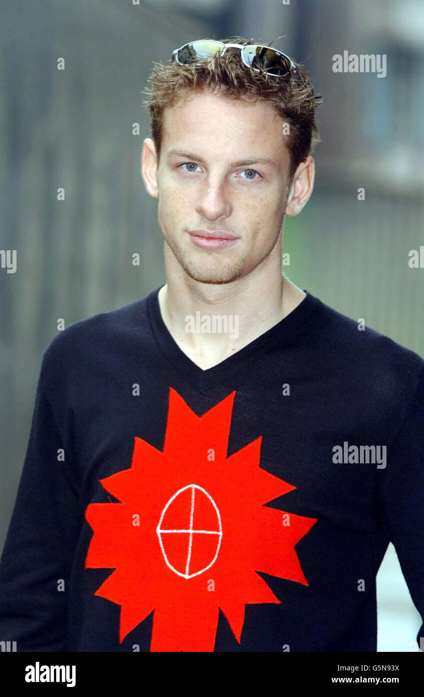 Formula one racing driver jenson button in queens street london hi-res ...