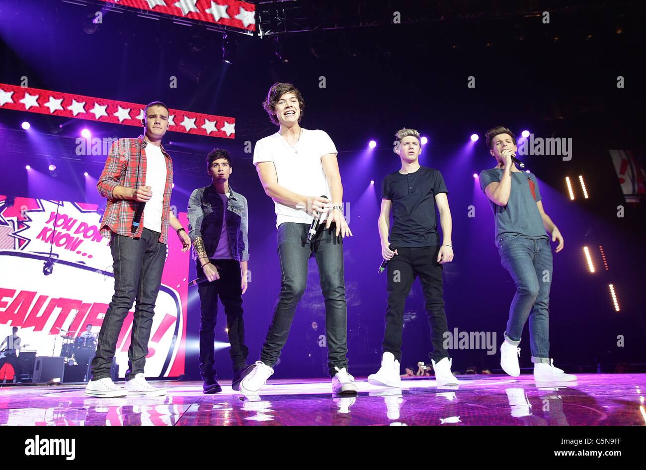 Capital FM's Jingle Bell Ball - Saturday - London. One Direction on ...
