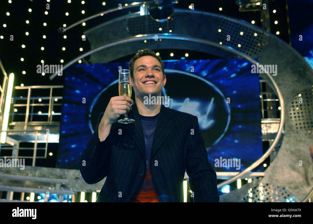 Pop Idol Winner Will Stock Photo - Alamy