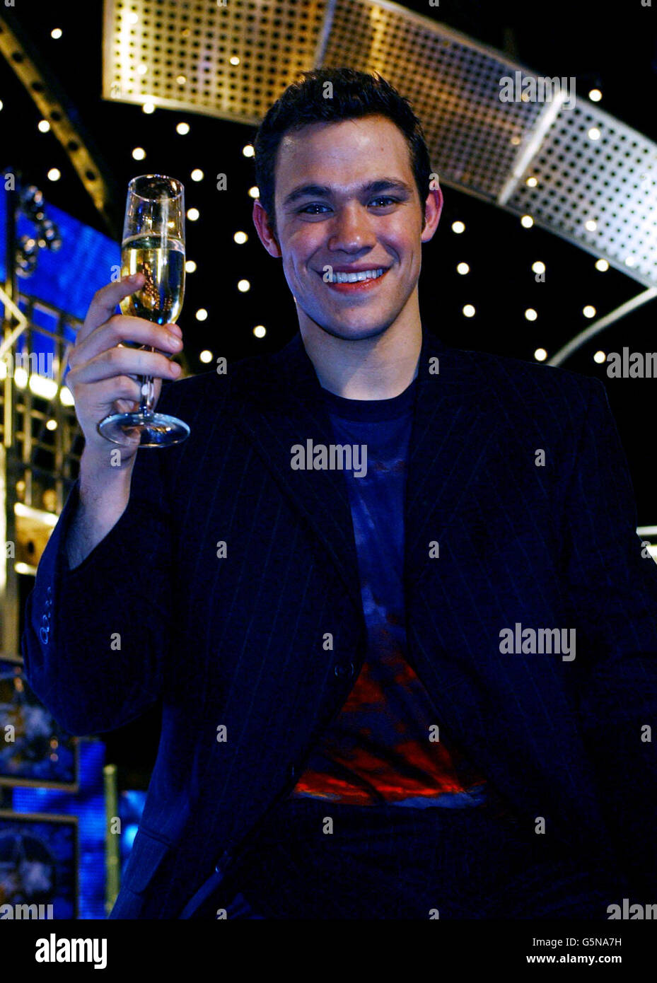 Pop Idol Winner Will Stock Photo - Alamy