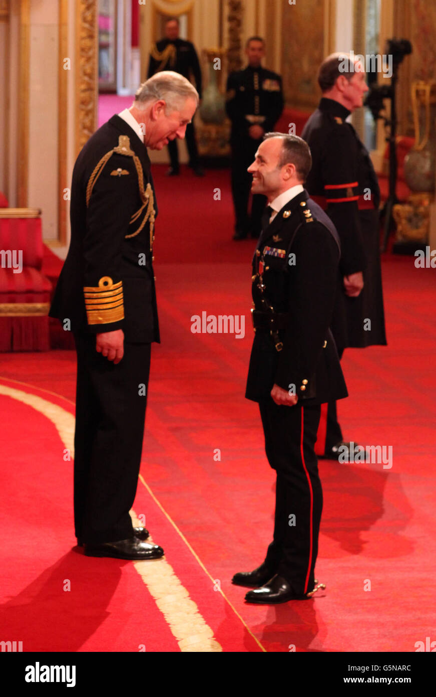 Lieutenant Colonel Leonard Brown, Royal Marines, is made a member of ...