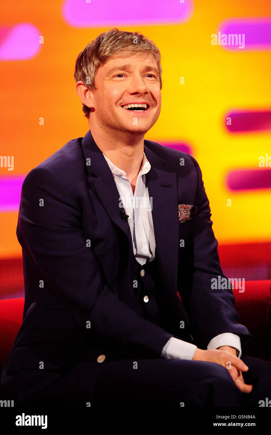 Graham Norton Show - London. Martin Freeman is seen on the Graham ...