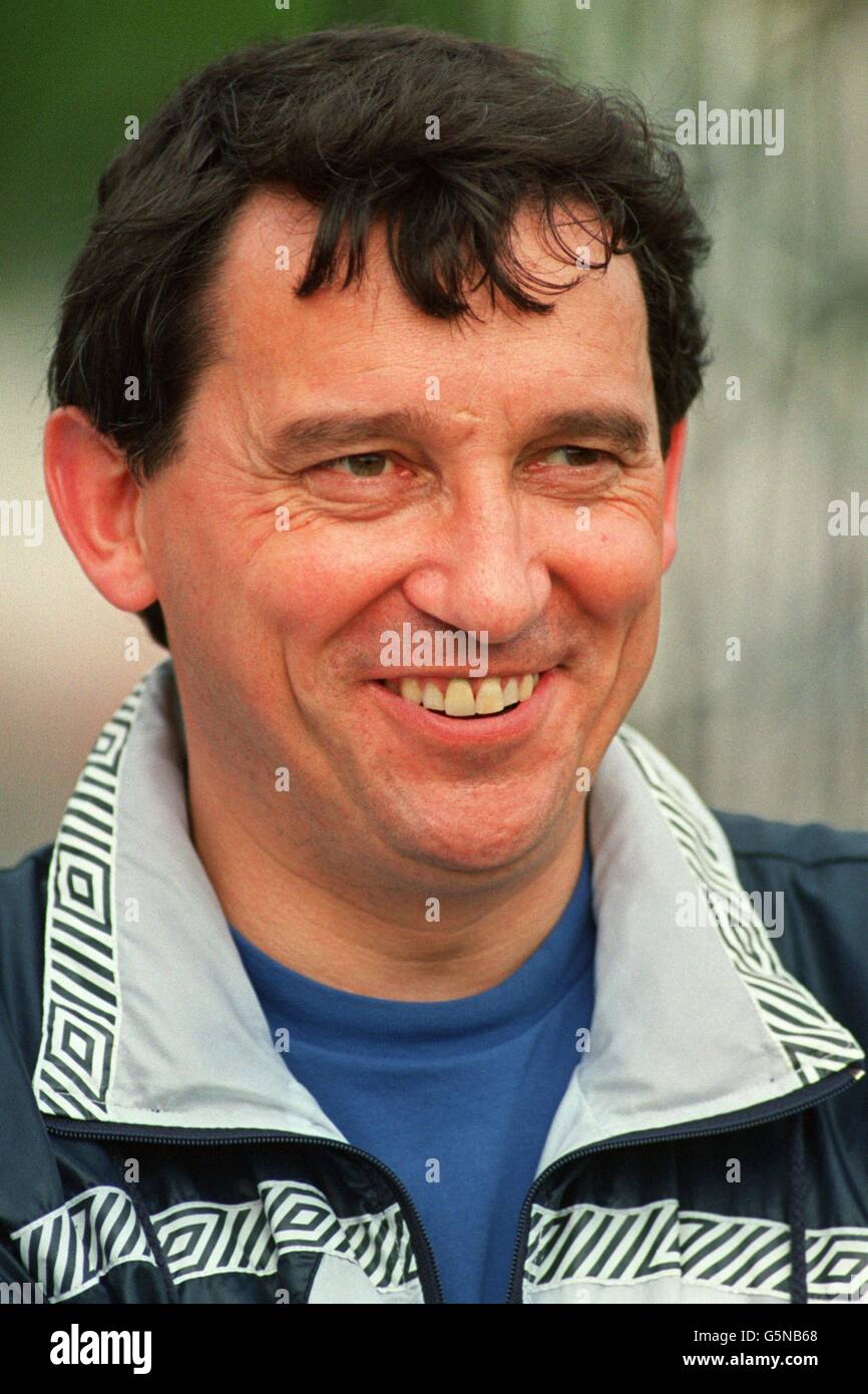 International Soccer. England manager Graham Taylor Stock Photo - Alamy