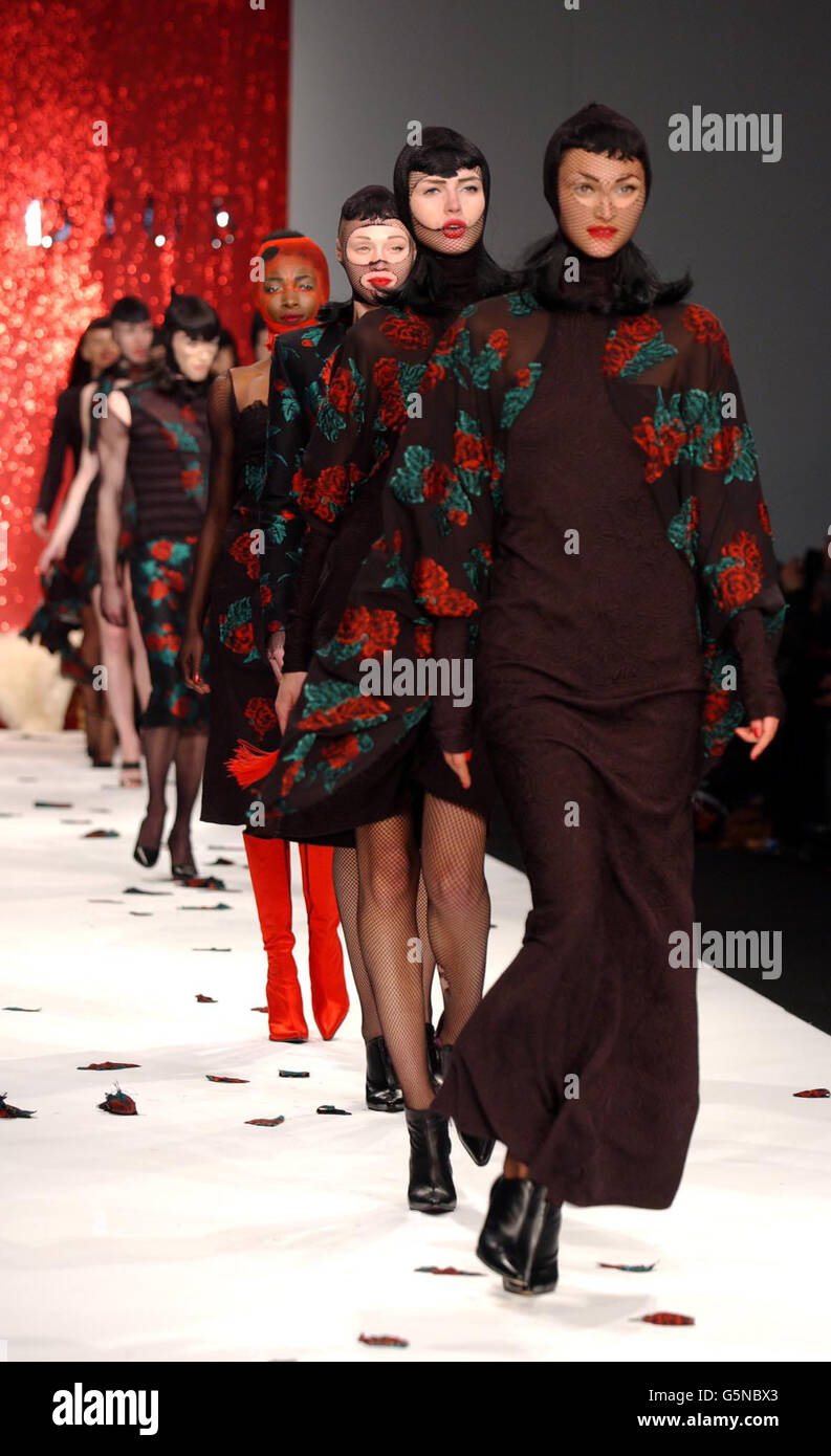 London fashion week arkadius hi-res stock photography and images - Alamy