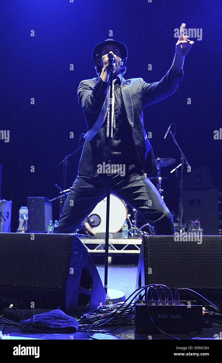 Paul Smith of Maximo Park at Xfm's Winter Wonderland at the O2 Apollo ...