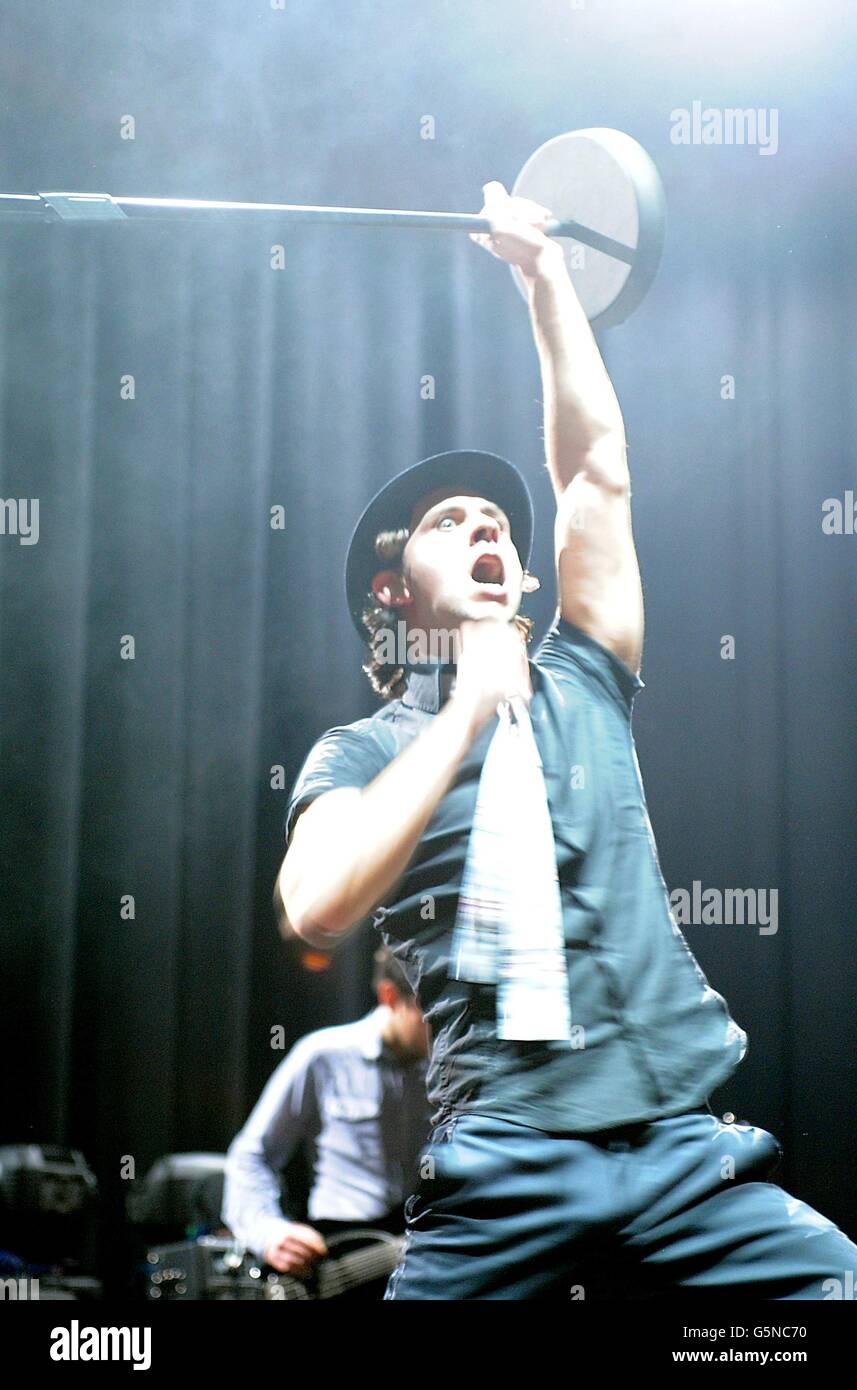 Paul Smith of Maximo Park at Xfm's Winter Wonderland at the O2 Apollo ...