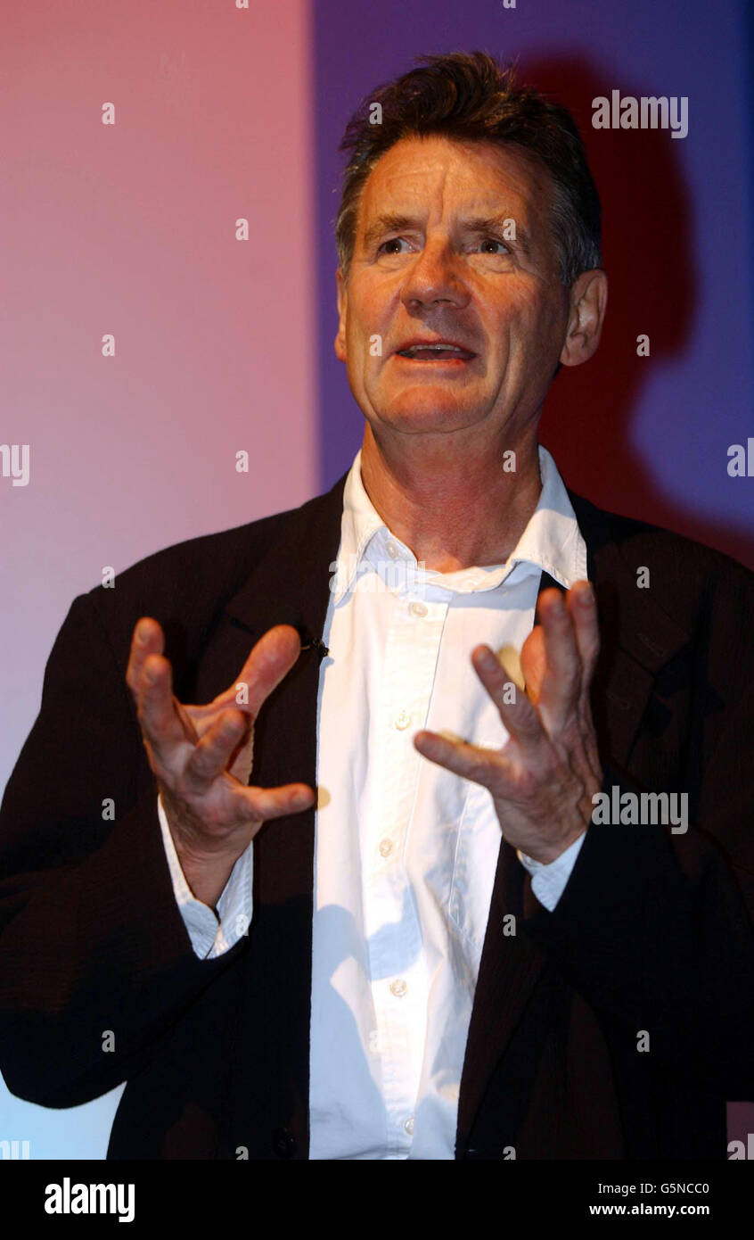 Writer and former Monty Python star Michael Palin talking about his ...