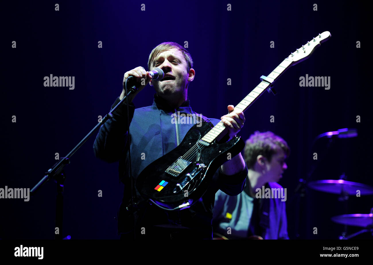 Jonathan Higgs of Everything Everything performs at Xfm's Winter ...