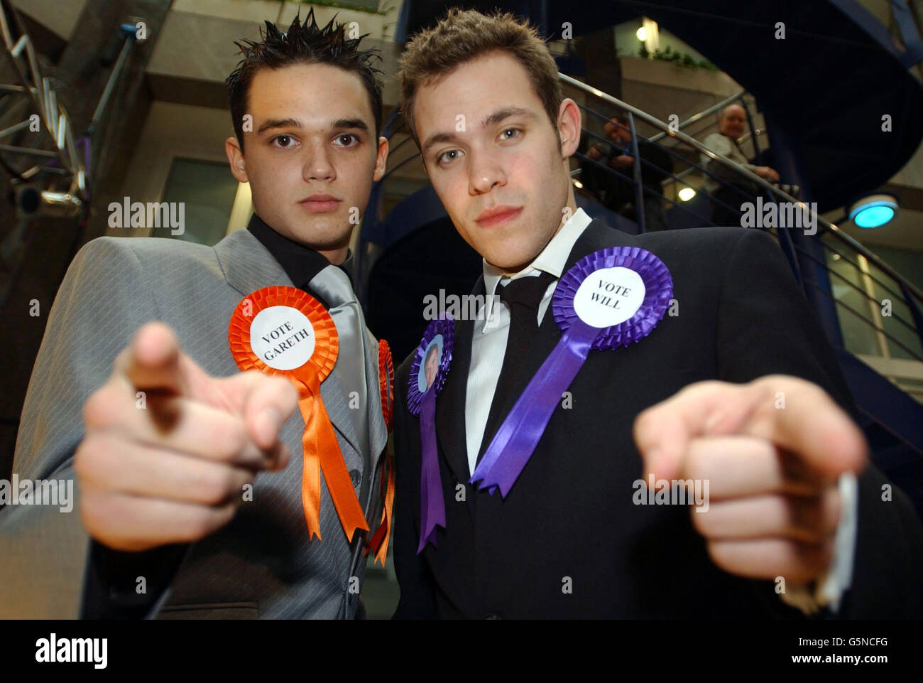 Pop Idol finalists Stock Photo - Alamy