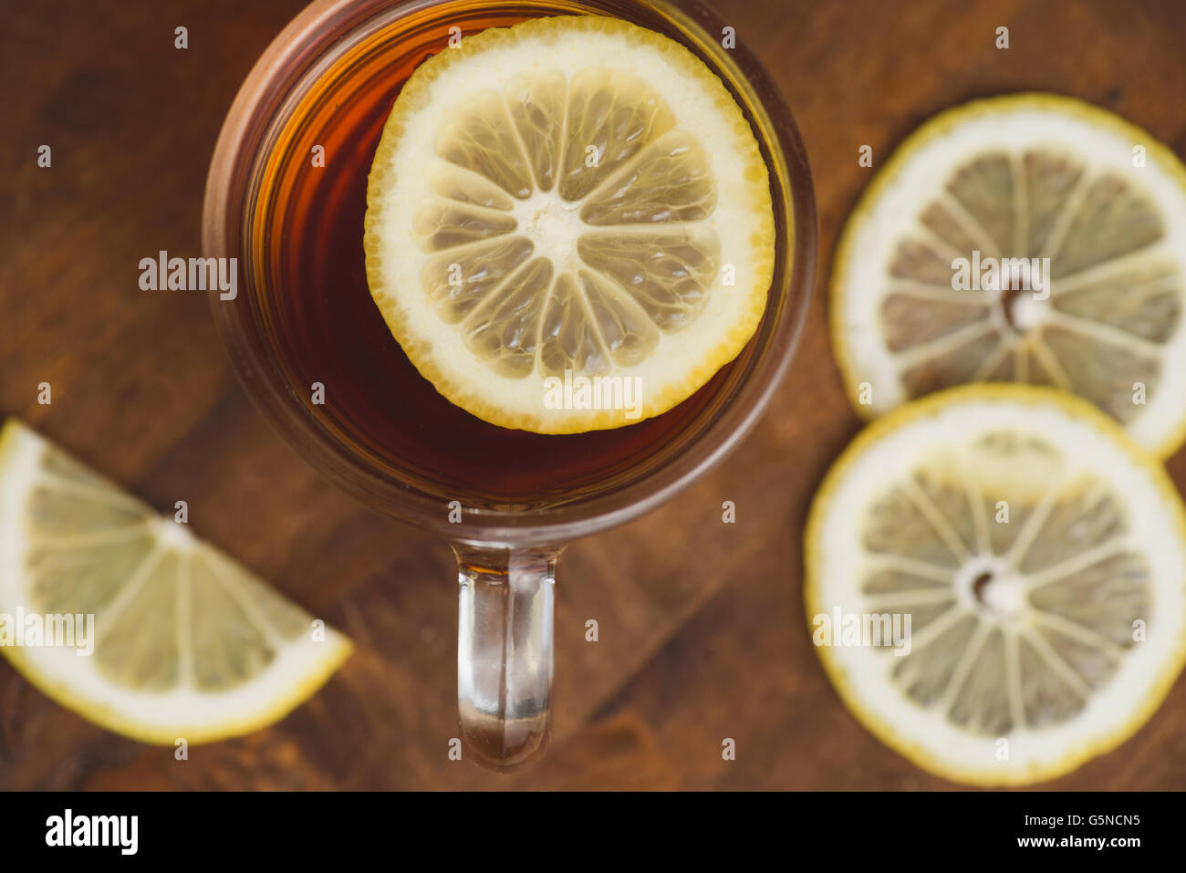 Top view tea cup hi-res stock photography and images - Alamy