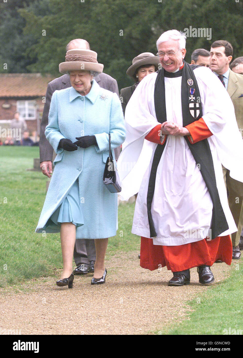 Royal Sunday Service/ Queen Stock Photo - Alamy