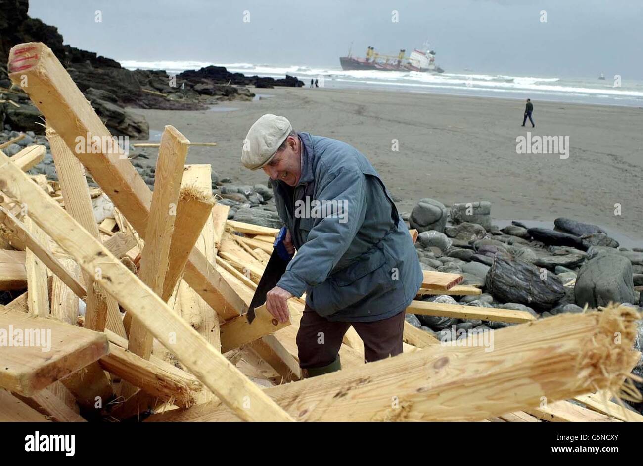 Tanker kodima stranded wood hi-res stock photography and images - Alamy