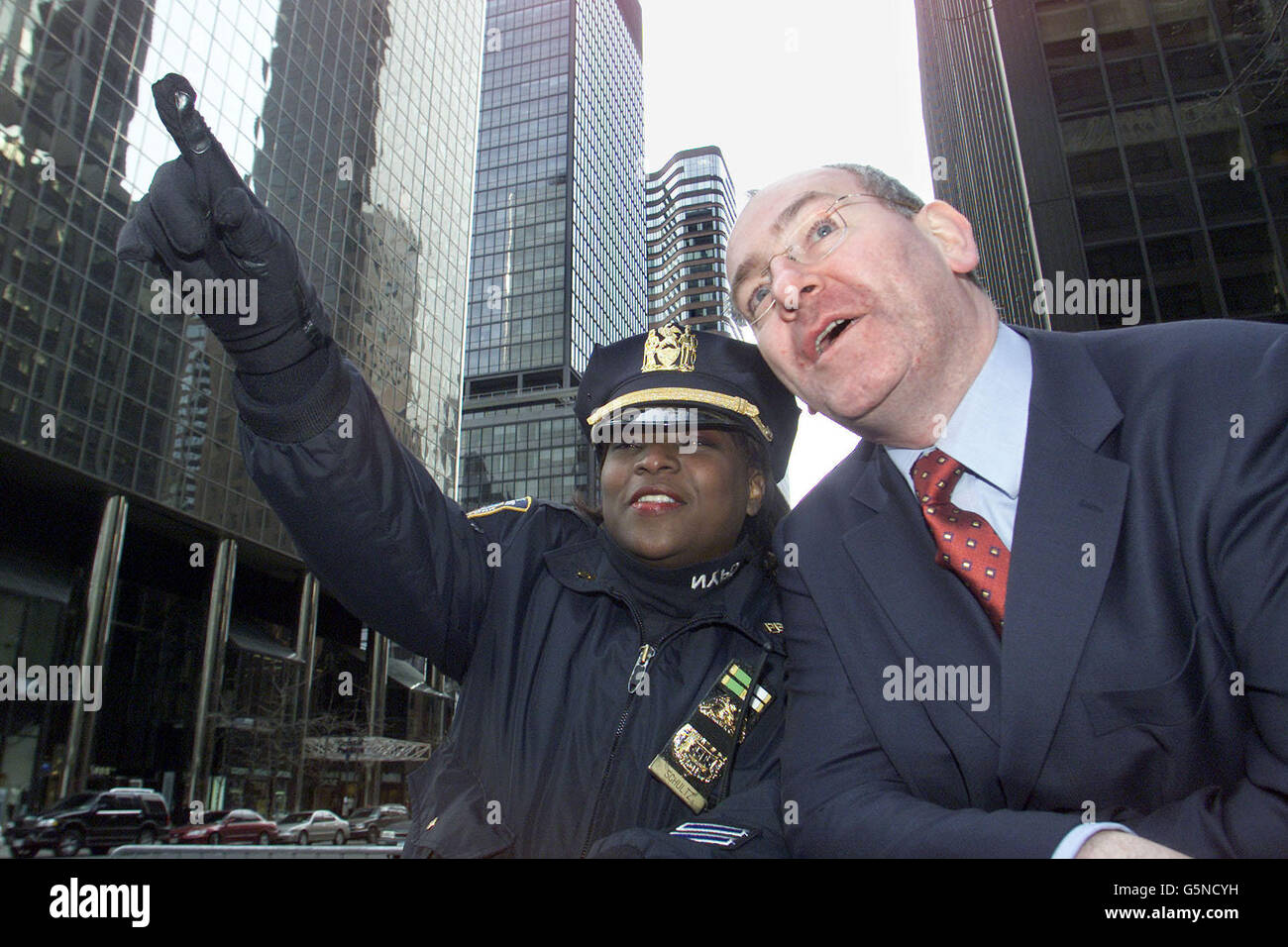 Durkan and Trimble visit New York Stock Photo - Alamy