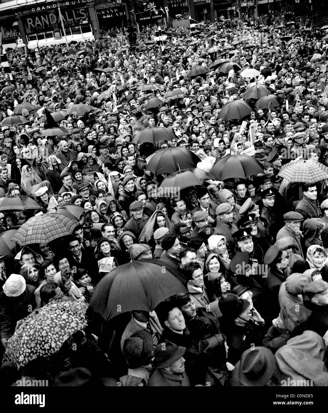 Coronation Portrait Queen Elizabeth Ii High Resolution Stock ...