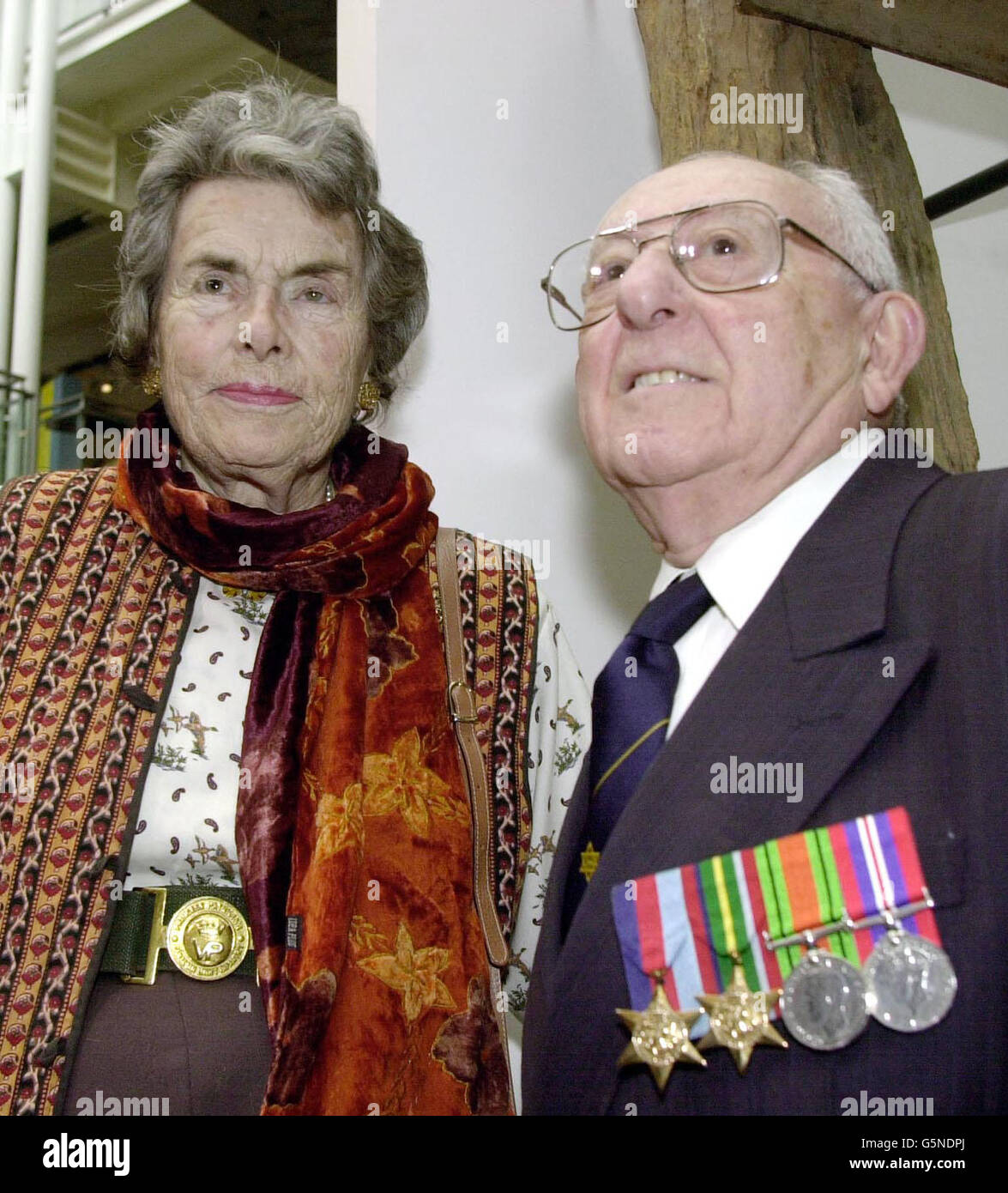 The Countess Mountbatten and David Arkush aged 87, who was a dentist in ...