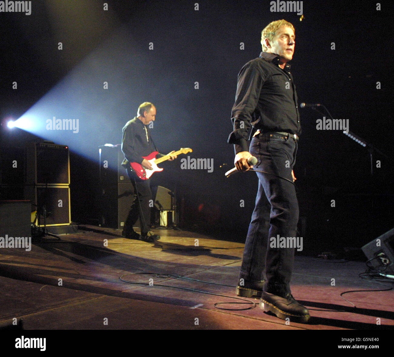 Roger Daltrey, lead singer of veteran rock band The Who and guitarist ...