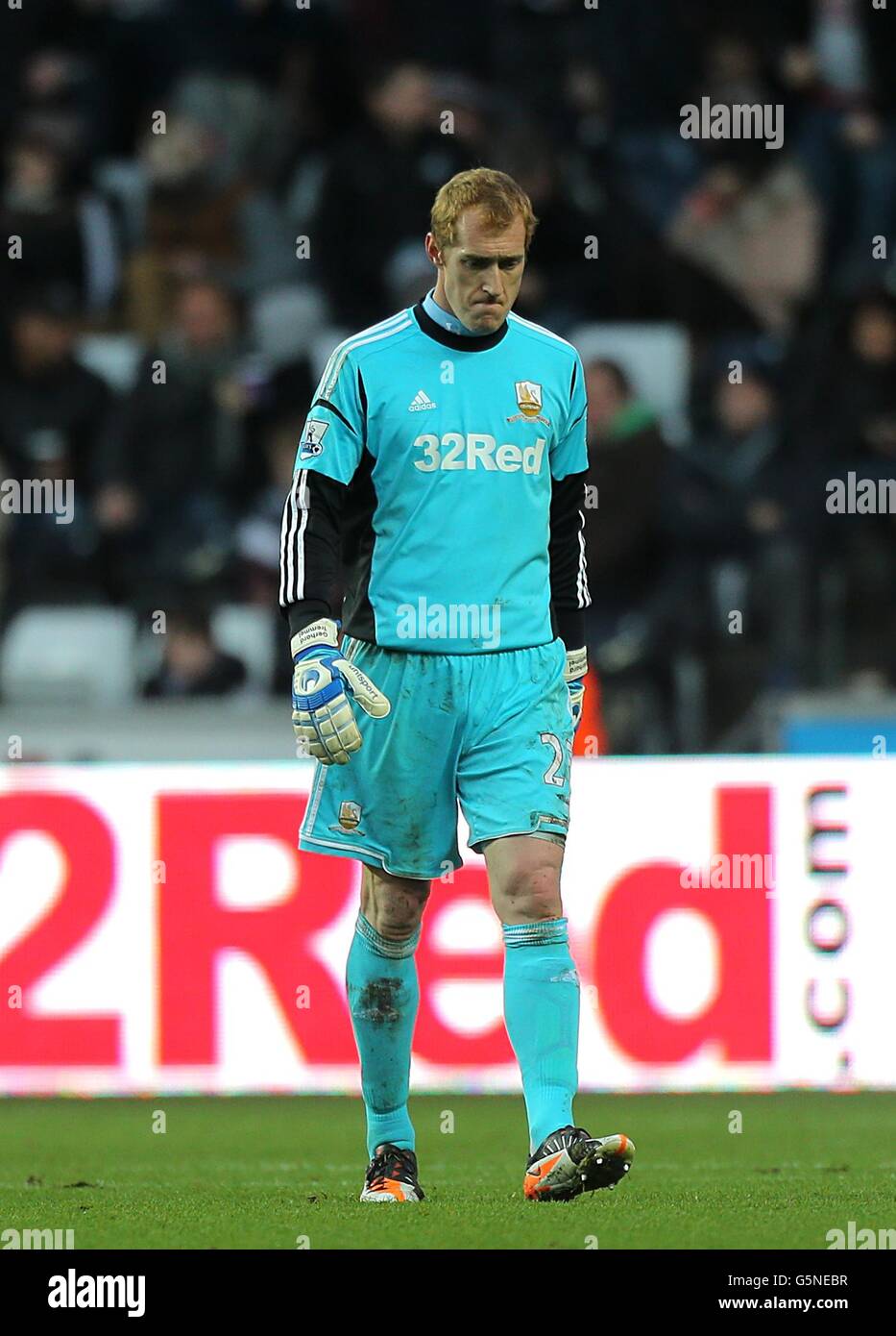 Swansea goalkeeper gerhard tremmel hi-res stock photography and images ...