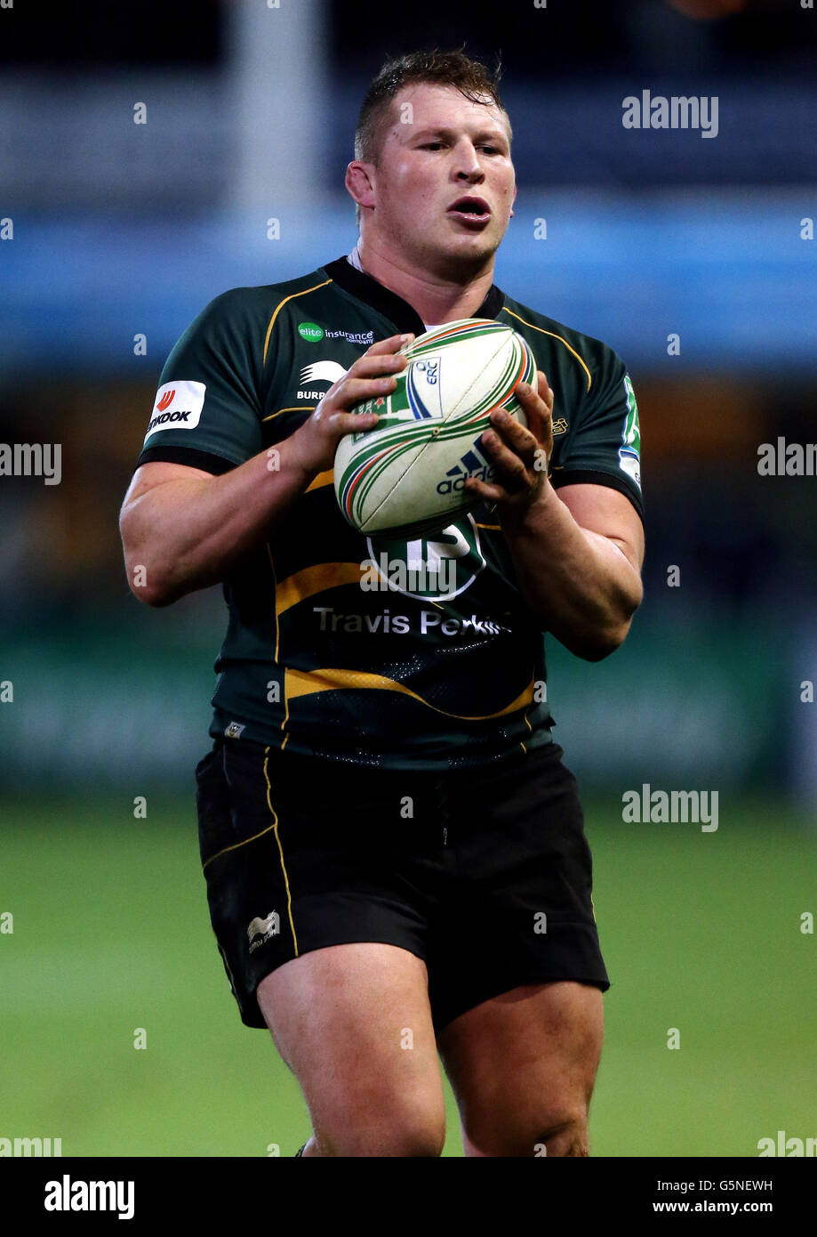Northampton's Dylan Hartley during the Heineken Cup Pool Four match at ...