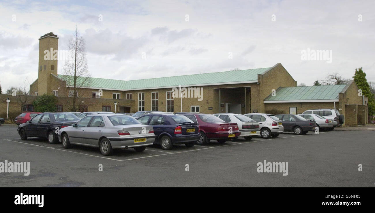 After the funeral service at slough crematorium hi-res stock ...