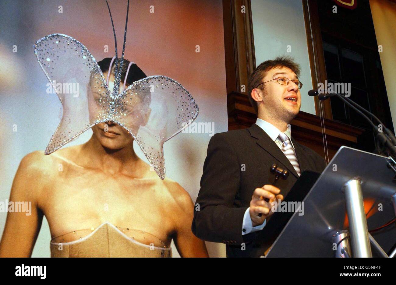 TV presenter and comedian Mark Lamarr hosts a contemporary art auction ...