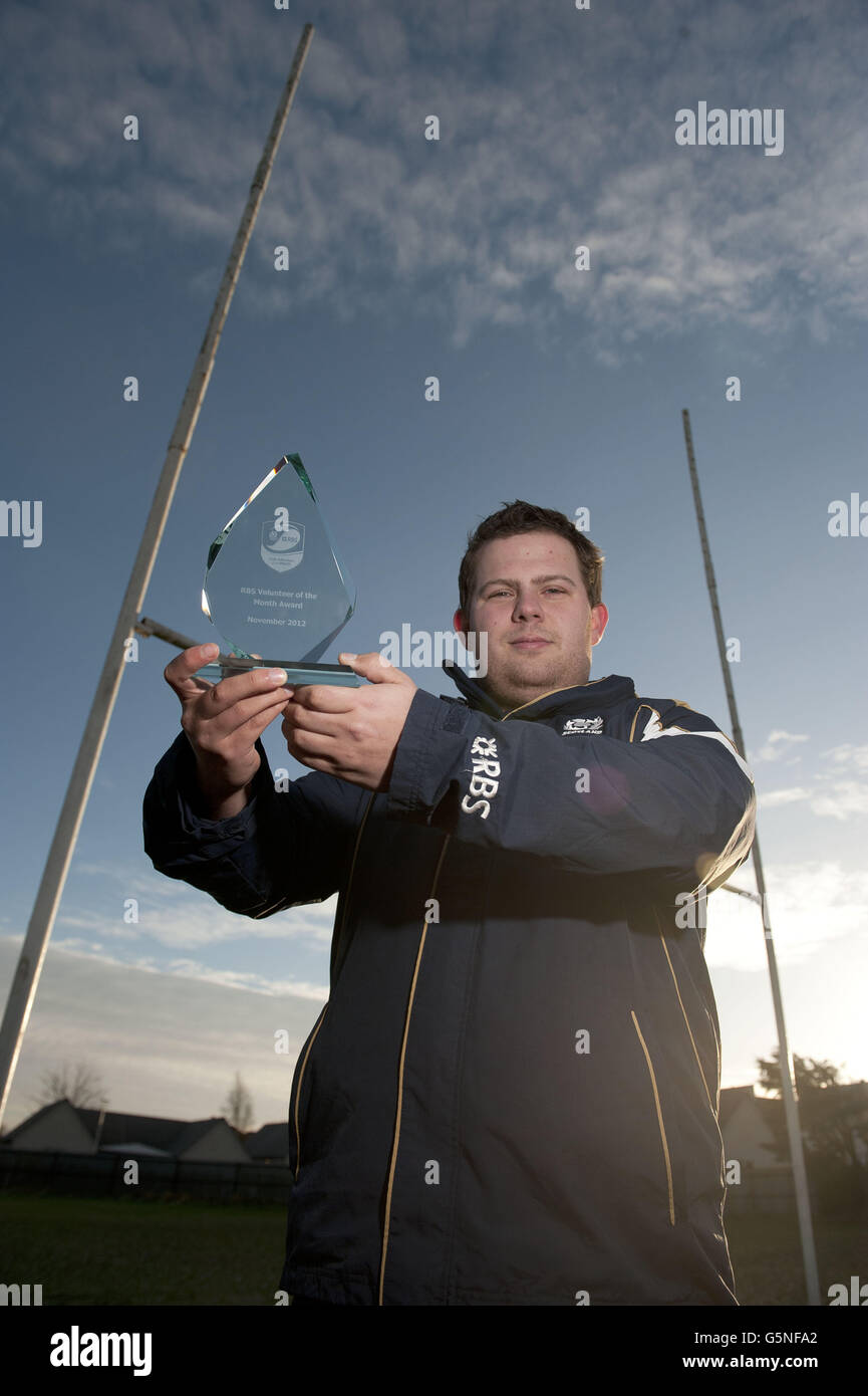 Ryan Beattie, Coach of Morgan Academy FP Women's Rugby team receives ...