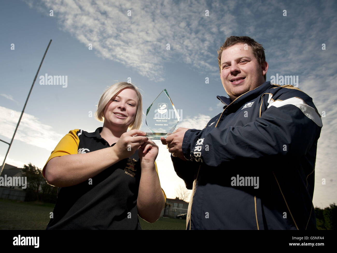 Ryan Beattie, Coach of Morgan Academy FP Women's Rugby team receives ...