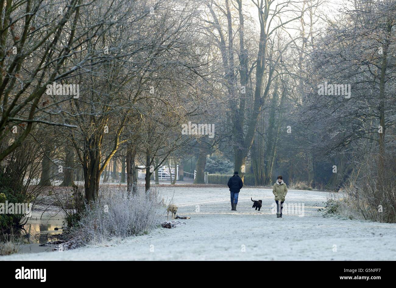 Winter weather December 11th Stock Photo - Alamy
