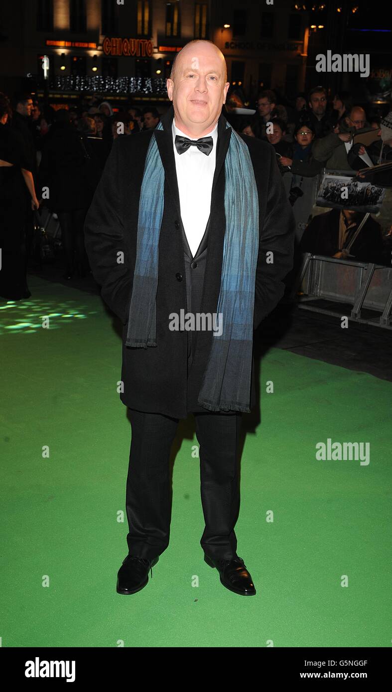 John Callen arriving for the UK Premiere of The Hobbit: An Unexpected ...