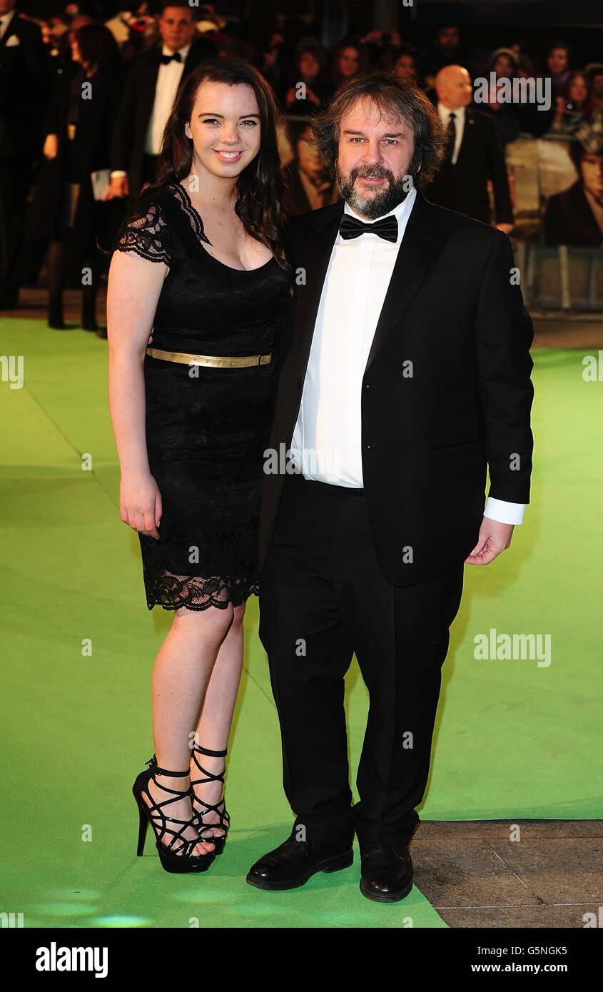 Peter Jackson His Daughter Katie Jackson Hobbit High Resolution Stock ...