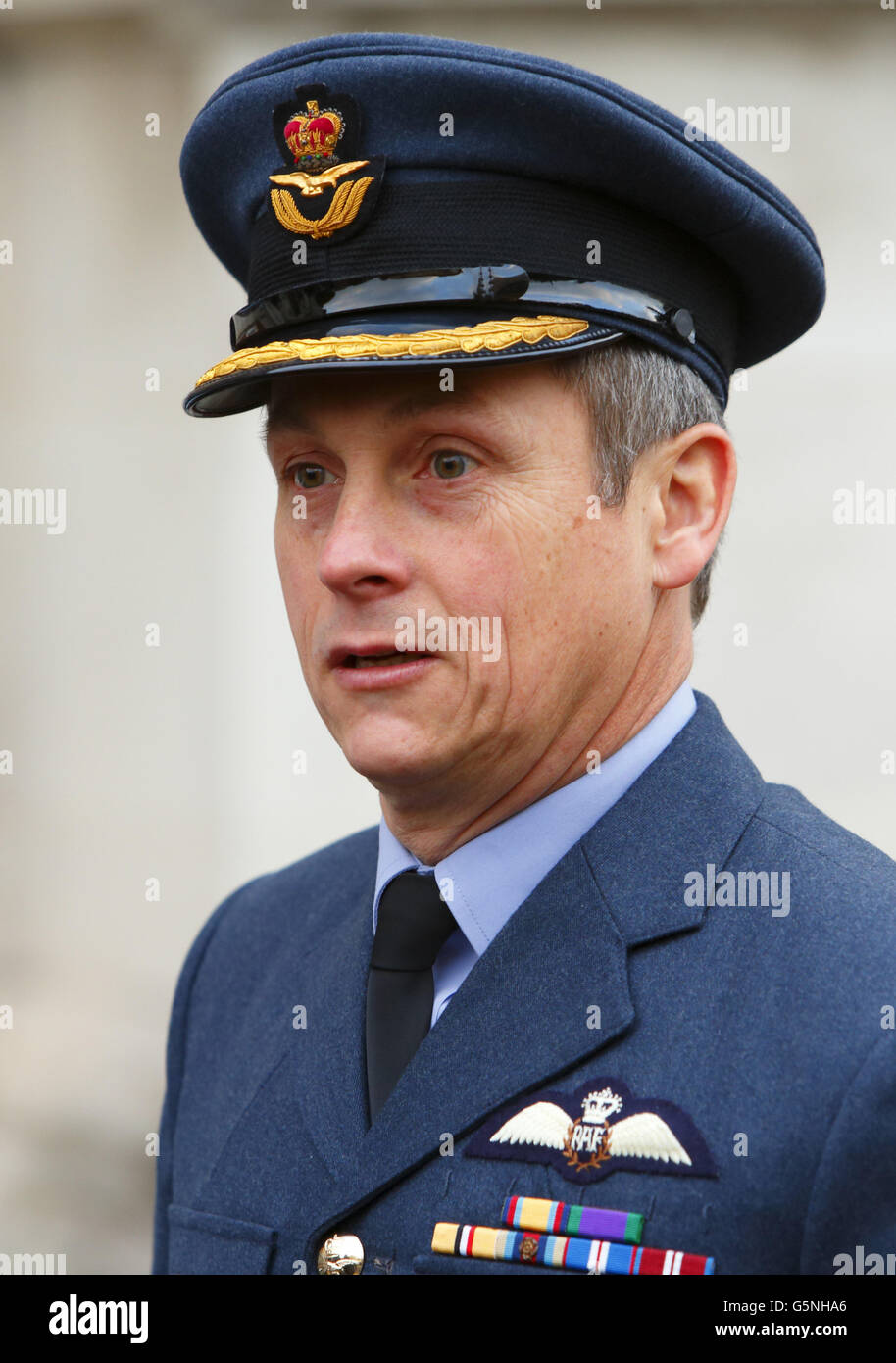 RAF Group Captain David Bentley, arrives at at Bournemouth Coroner's ...