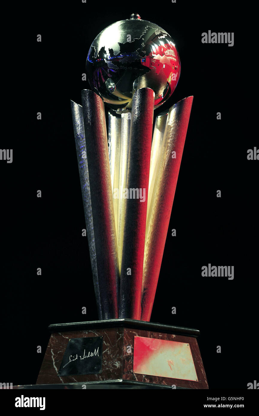 A view of the Sid Waddell Trophy named after the late Darts commentator ...