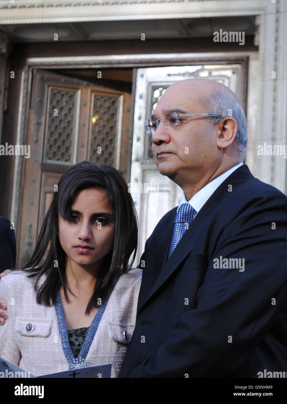 After a mass for jacintha saldanha hi-res stock photography and images ...