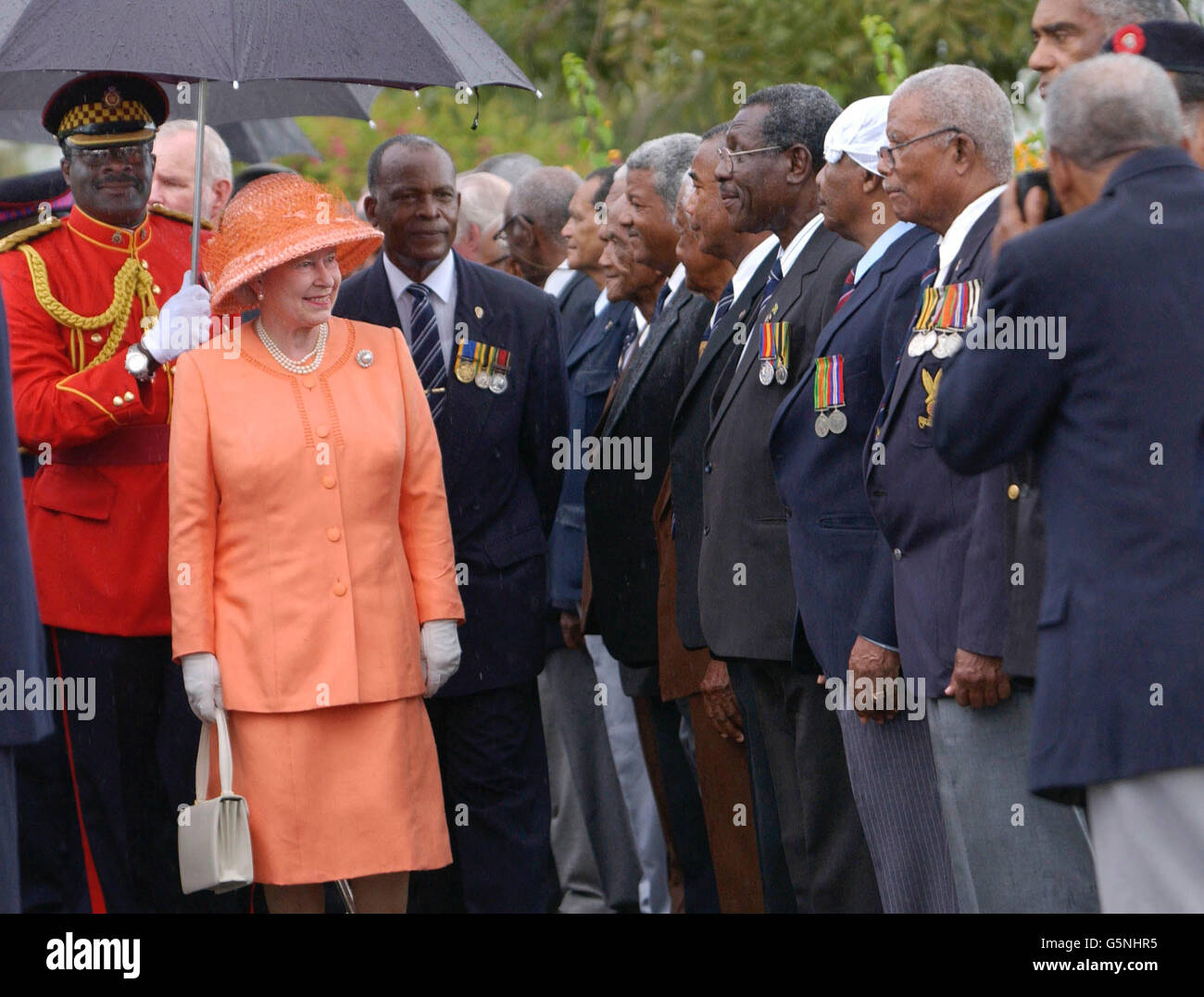 Royalty - Queen Elizabeth II Visit to Jamaica - Kingston Stock Photo ...