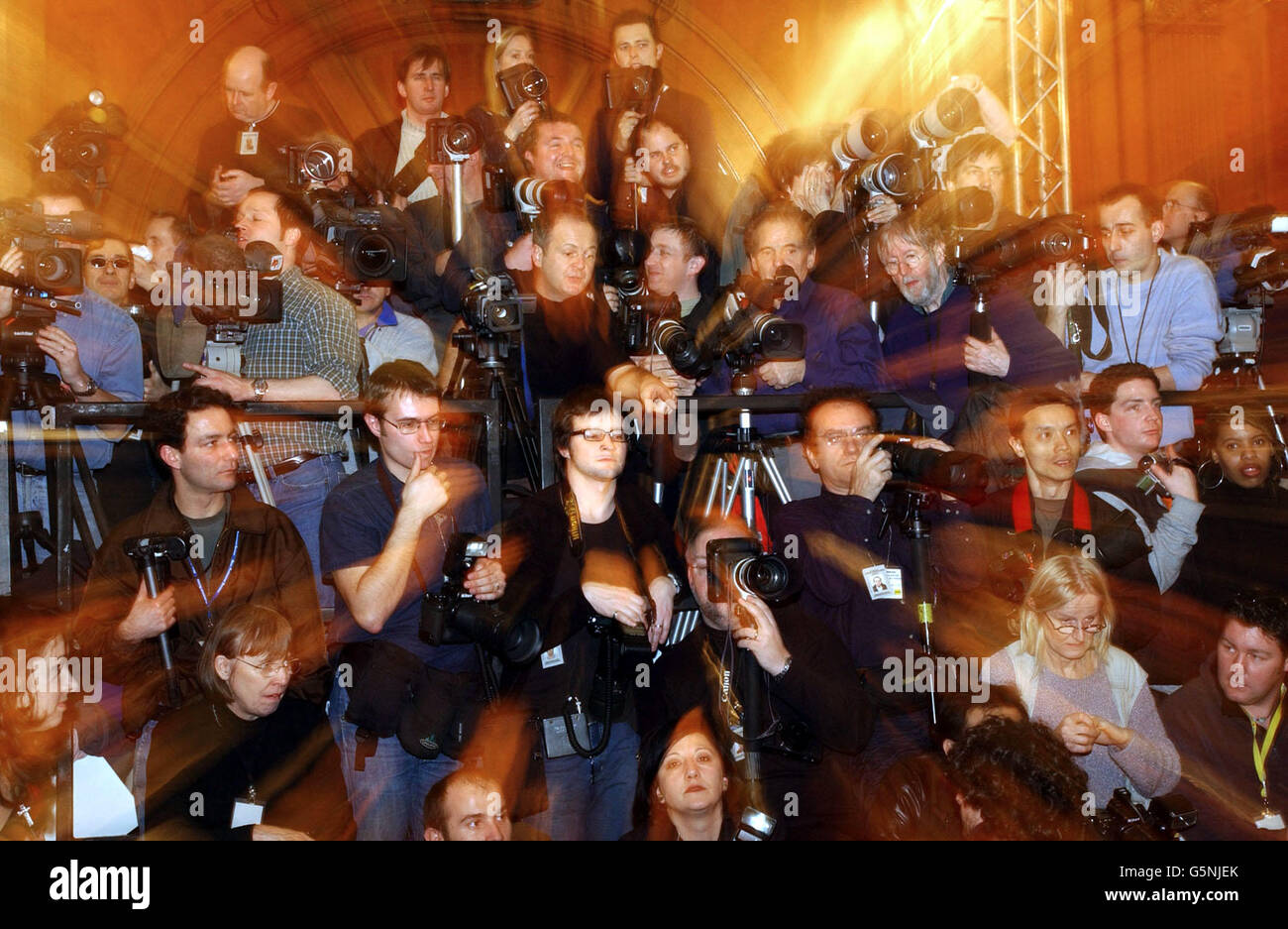 A group of photographers snapping the latest collection of Irish ...