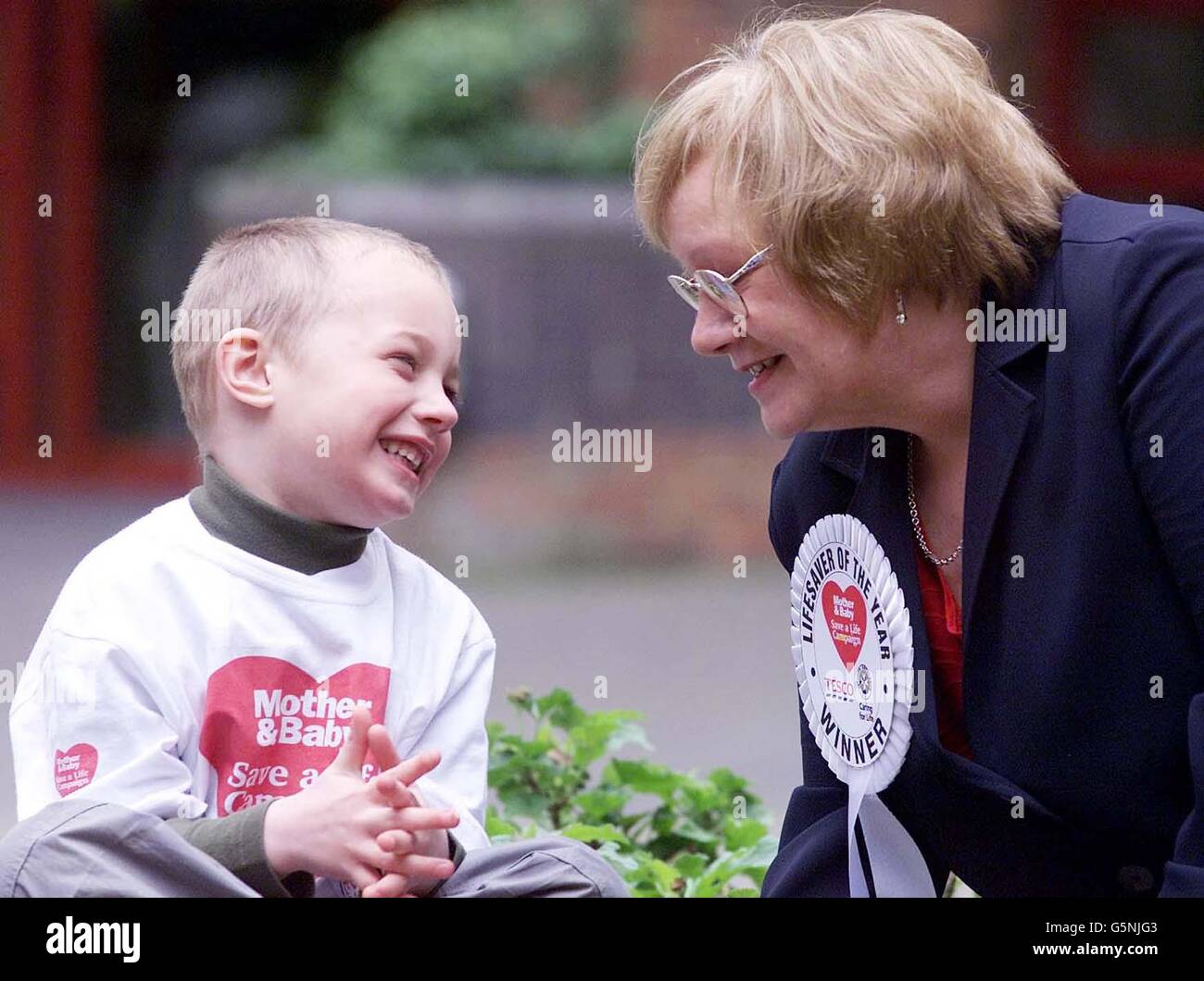 Anita Ryland with her grandson Ben, at the St John's Ambulance ...