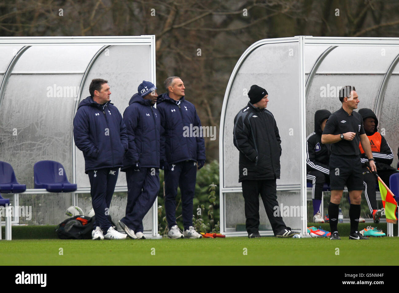 L-R: Tottenham Hotspur Academy Manager John McDermott, assistant ...