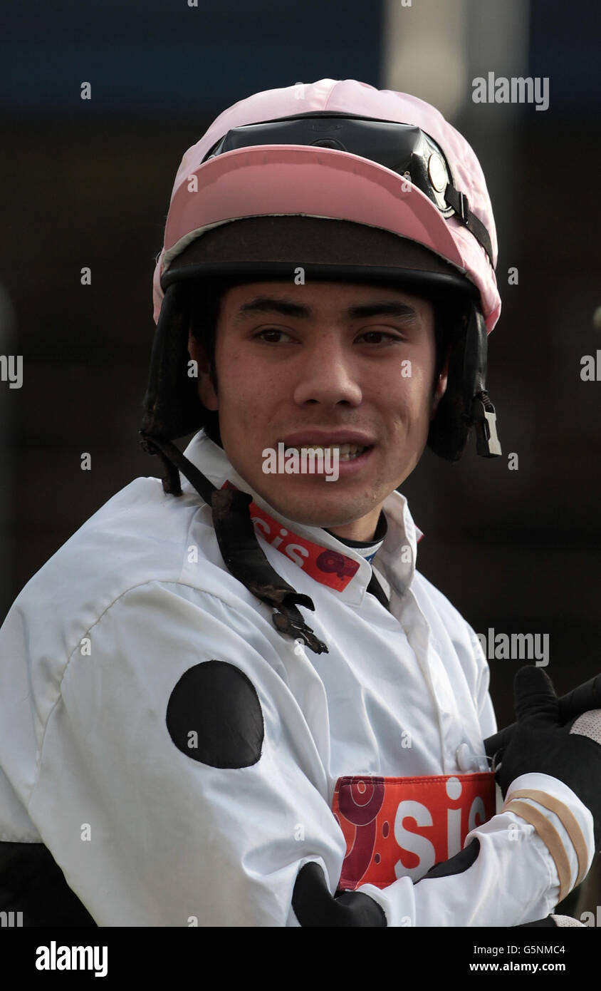 Jockey felix de giles christmas meeting ascot racecourse hi-res stock ...