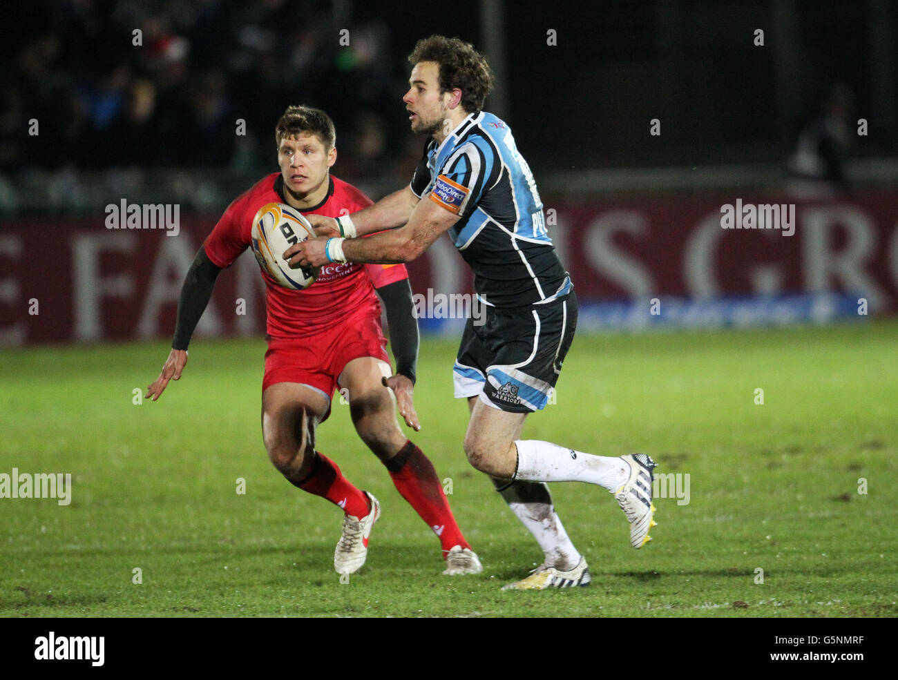 Glasgow warriors ruaridh jackson hi-res stock photography and images ...