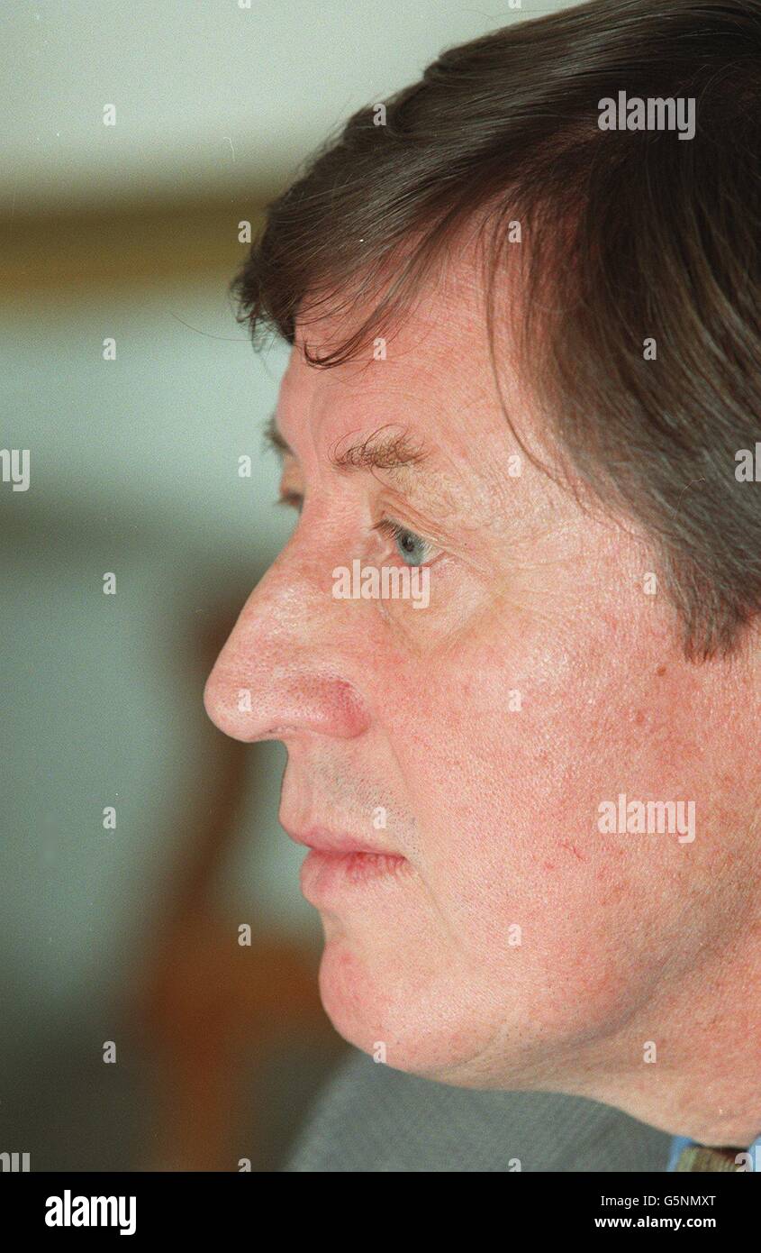 UEFA INTERVIEW LENNART JOHANSSON AND GERHARD AIGNER soccer Stock Photo ...