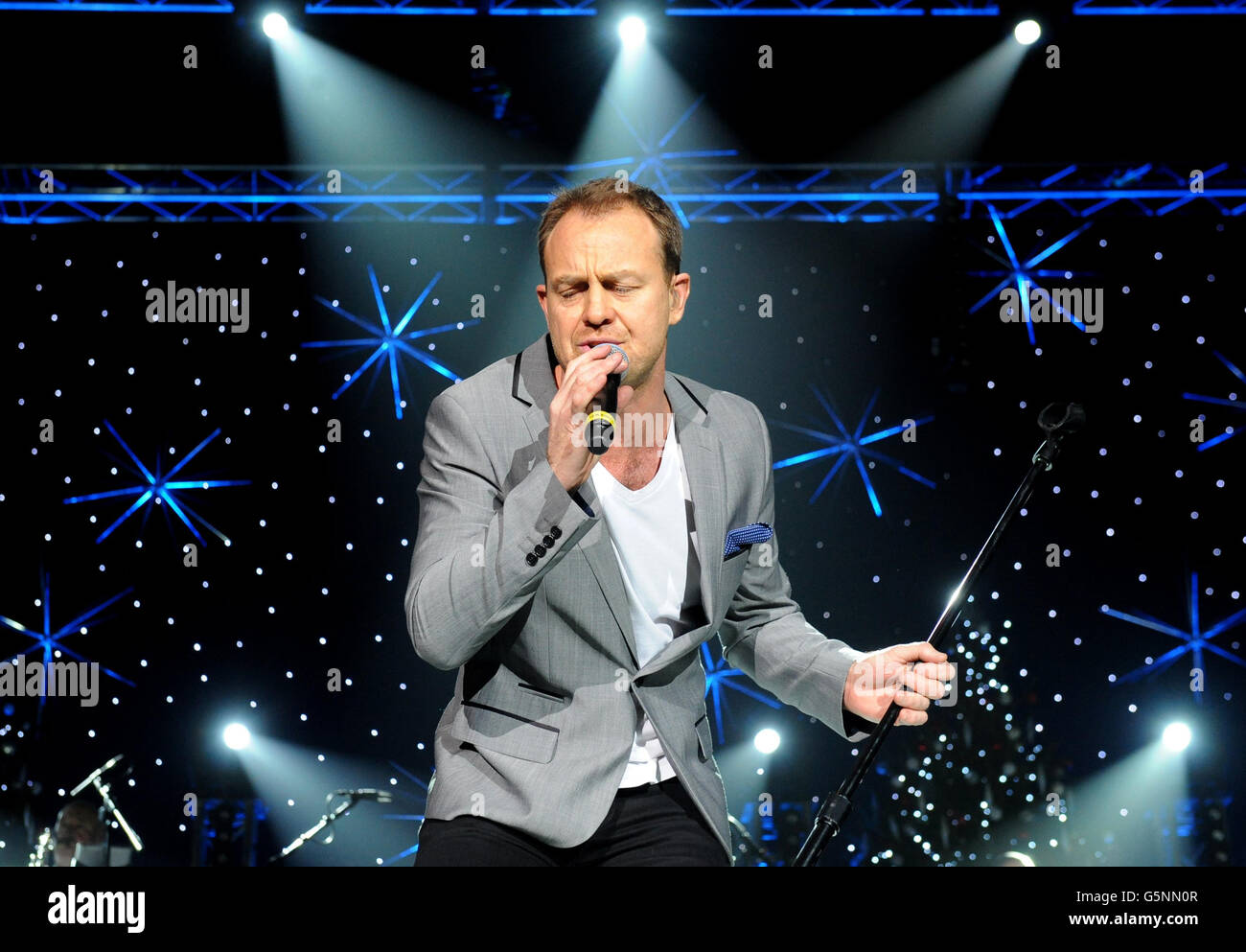 The Hit Factory Live Christmas Cracker concert. Jason Donovan performs ...