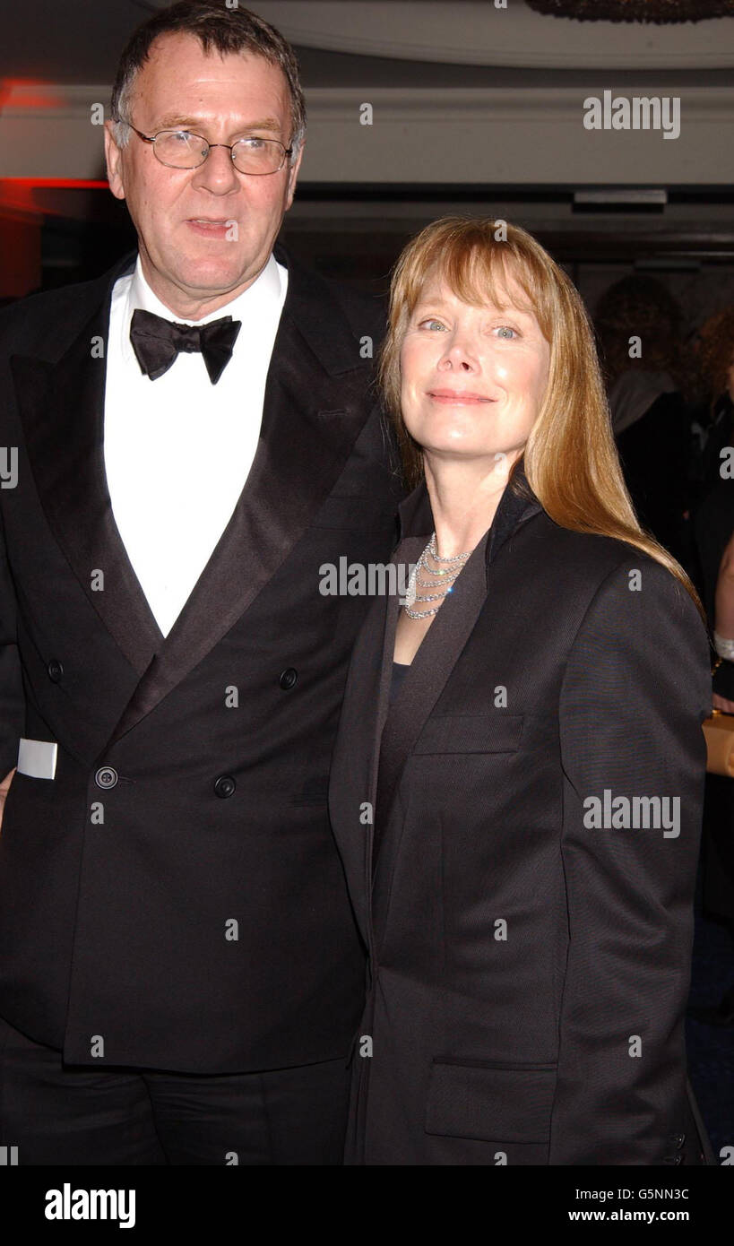 Tom Wilkinson and Sissy Spacek during a party at The Grosvenor House ...