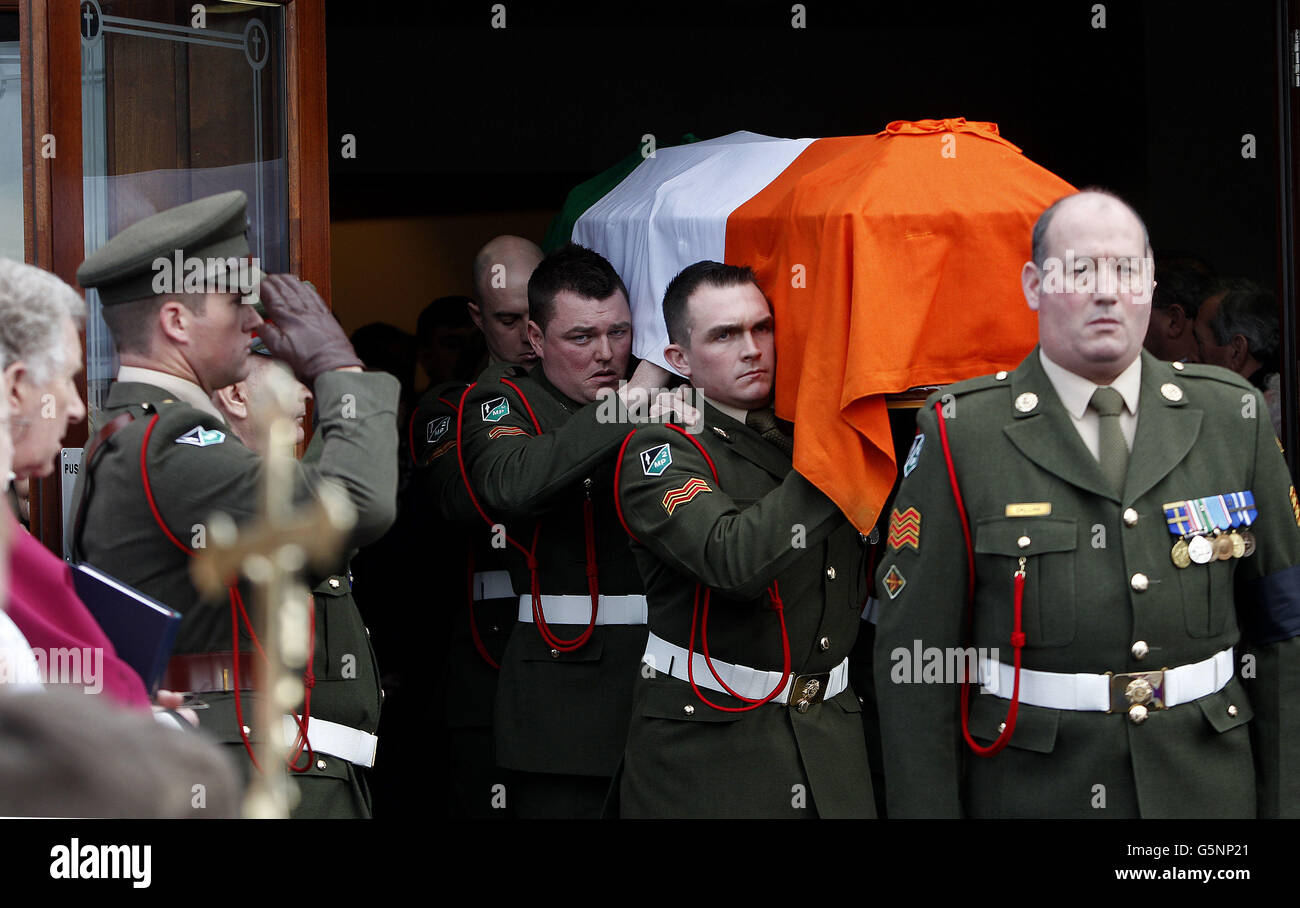 Shane McEntee funeral Stock Photo - Alamy